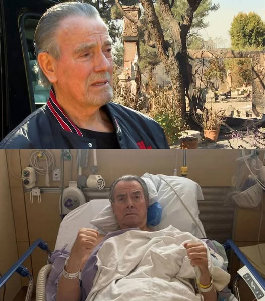Cancer survivor Eric Braeden returns to wildfire ruins of his home… His ...
